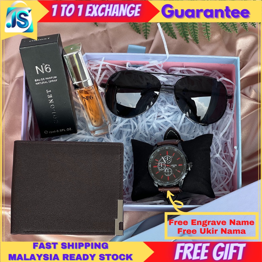 Suprise Perfume Wallet Watch Men Boyfriend Birthday Gift Box For Man ...
