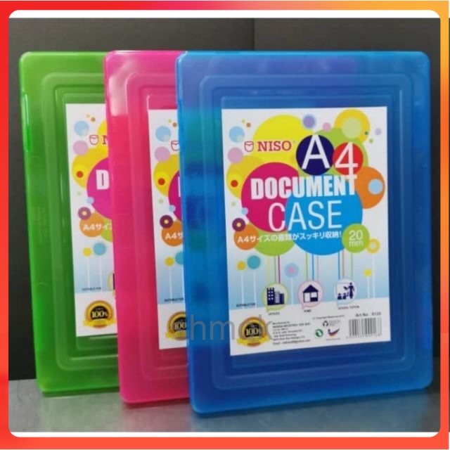 NISO FAIL KOTAK PLASTIK / DOCUMENT CASE A4 | Shopee Malaysia