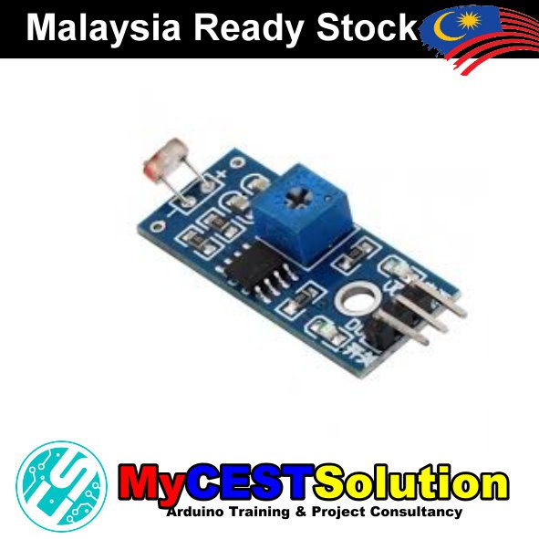 Arduino GL55 LDR Photoresistor Light Dependent Resistor Sensor Module ... Arduino GL55 LDR Photoresistor Light Dependent Resistor Sensor Module ...