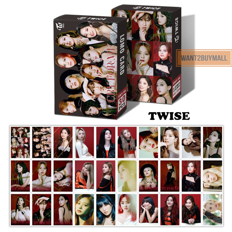 30pcsTWICE THE NINE THE9 RED VELVET IU Korea Kpop Lomo card Photocard ...