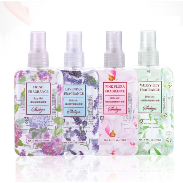 Shiliya 100ml Perfume Fragrance With Naturally Wild Fresh Body Mist ...