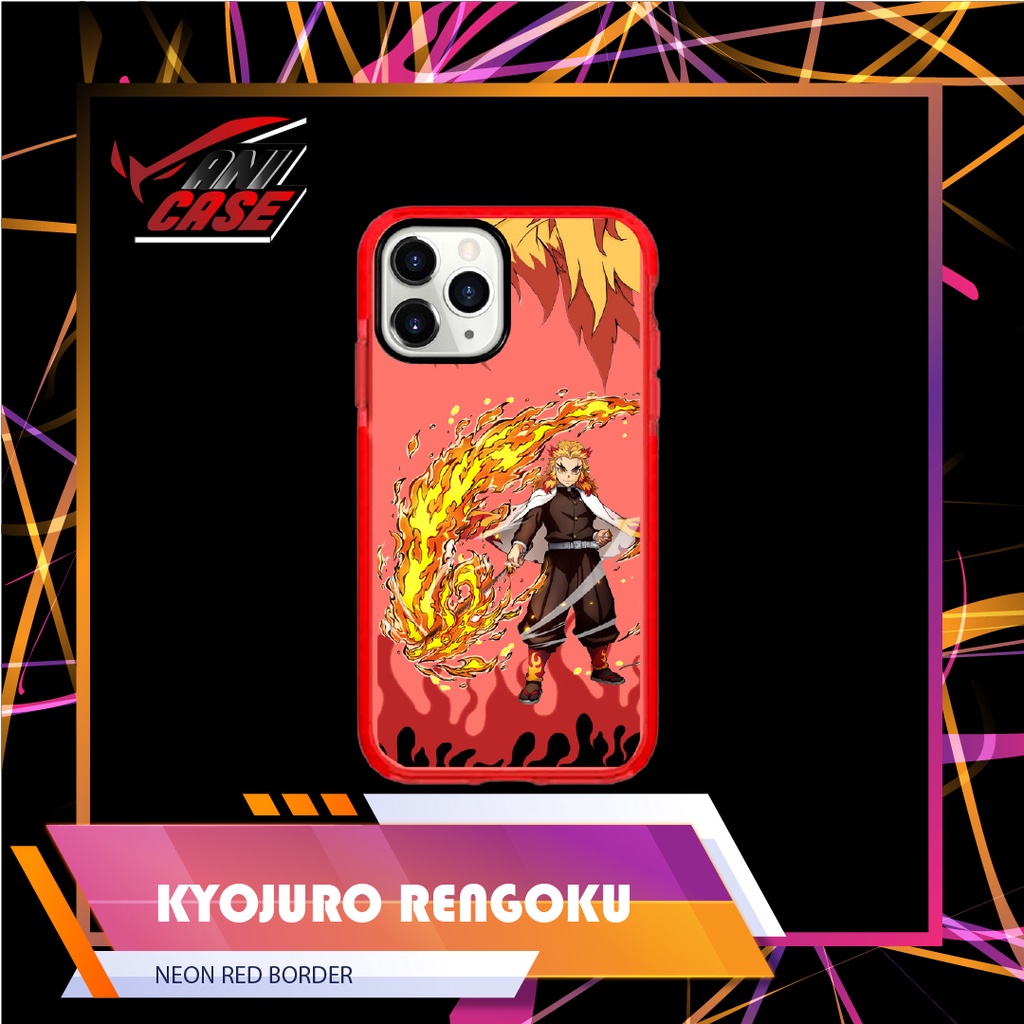 [DEMON SLAYER SERIES] KYOJURO RENGOKU NEON Phone CASE CASING 6 UNTIL 15 ...