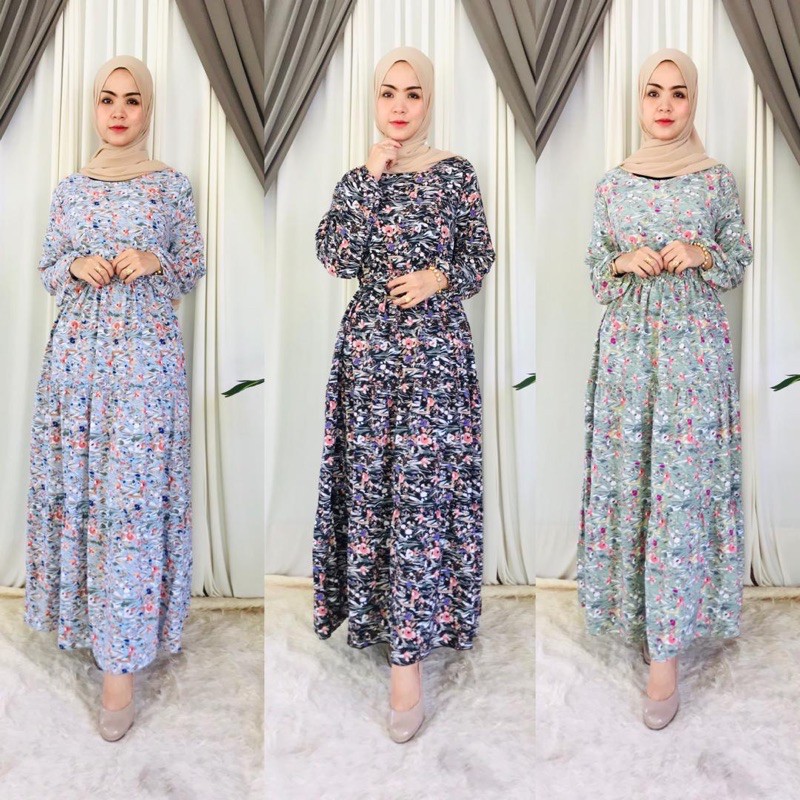 Dress Layer Bunga (random colour) | Shopee Malaysia