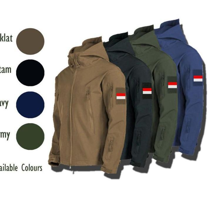 Tad Army Tactical Waterproof Jacket Free Logo Indonesia Garuda Bravo ...