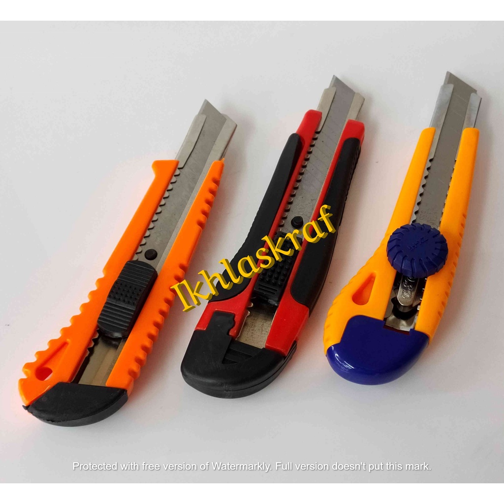 ( EX 0502 ) Pisau gred biasa - Super cutter blade / Pisau tajam gred A ...