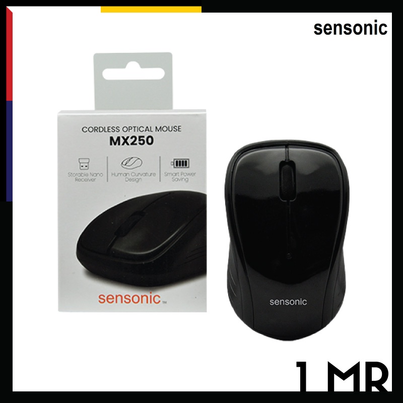SENSONIC MX250 2.4G Wireless Mouse with FREE BATTERY INCLUDED | Shopee ...