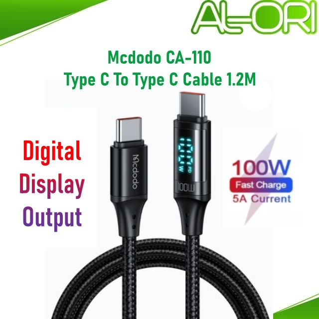 Original Mcdodo CA-110 (5A 100W) CA-108 (6A 66W) CA-103 (3A 36W) Data ...