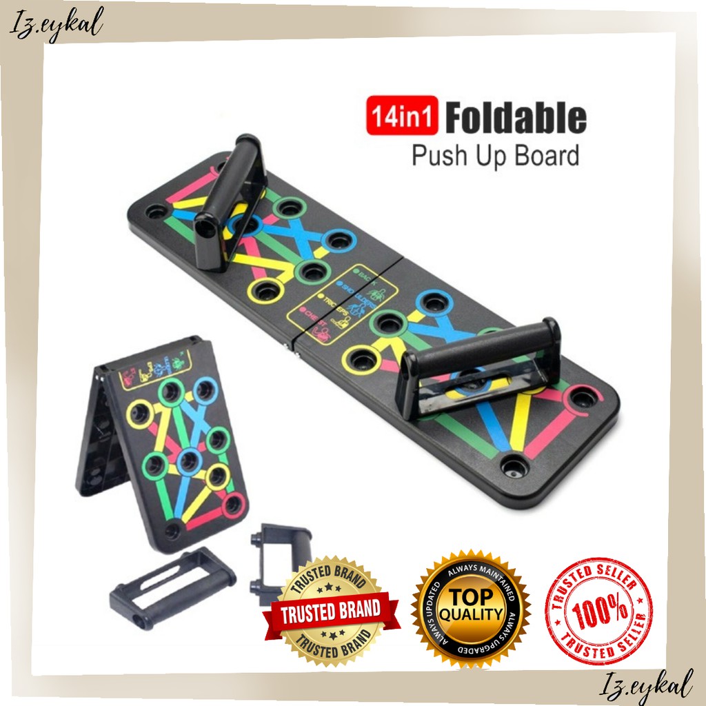 [HOT SELLING] 14 in 1 Papan Push Up yang dilipat Papan bar Papan Rak ...
