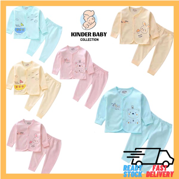Baju Tidur Newborn Murah Unisex Newborn Baby Clothing Long Sleeve Baby ...