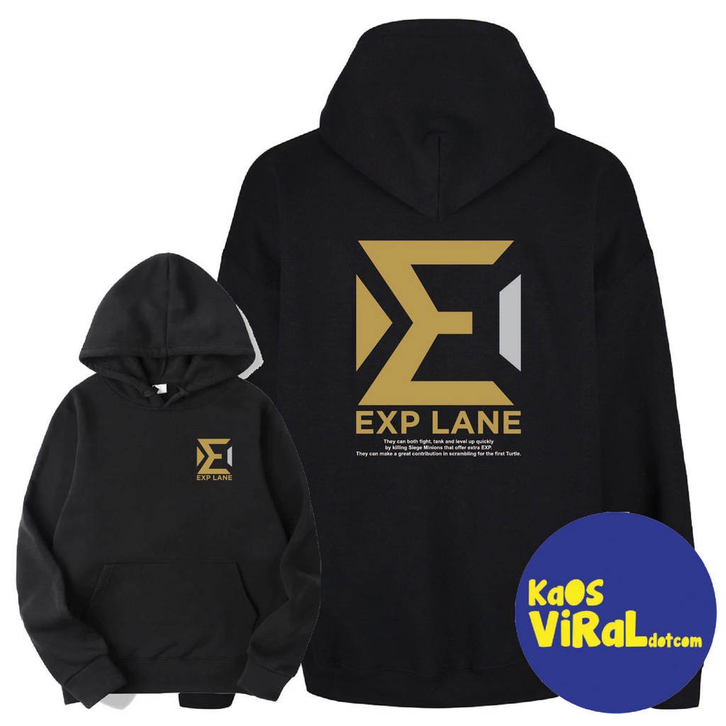 Jacket HOODIE GAMING MLBB EXP GOLD MIDLANE JUNGLER ROAMER JUMPER ...