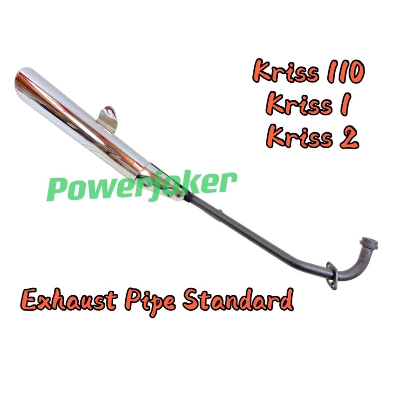 Kriss 110/Kriss 1/Kriss 2/Kriss110/Kriss1/Kriss2 (Standard Cutting Original ) Muffler Ekzos paip ...