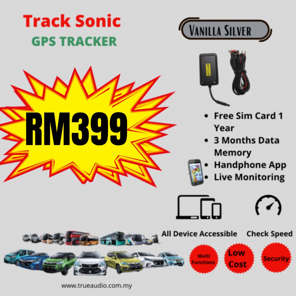 GPS TRACKER (VANILLA SILVER) | Shopee Malaysia