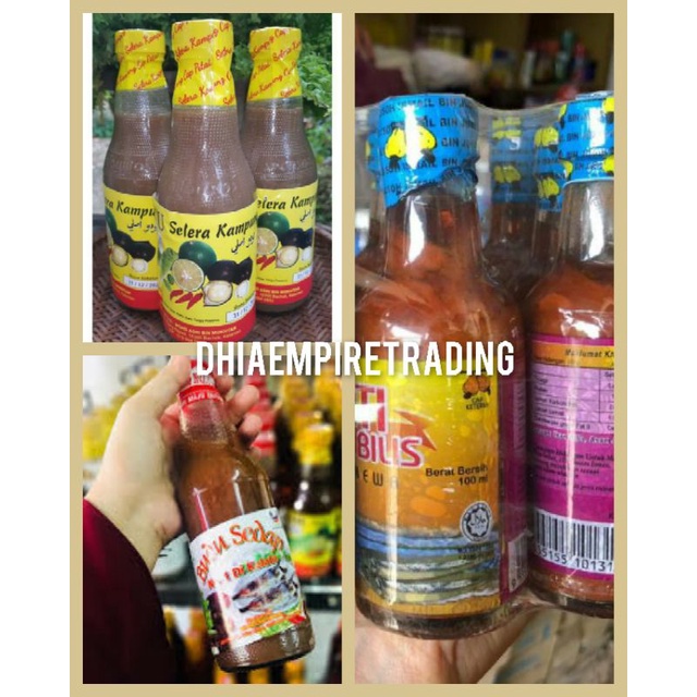 Budu Selera Kampung 1 Botol / Budu No 1 Kelantan / Budu Pati Ikan Bilis ...