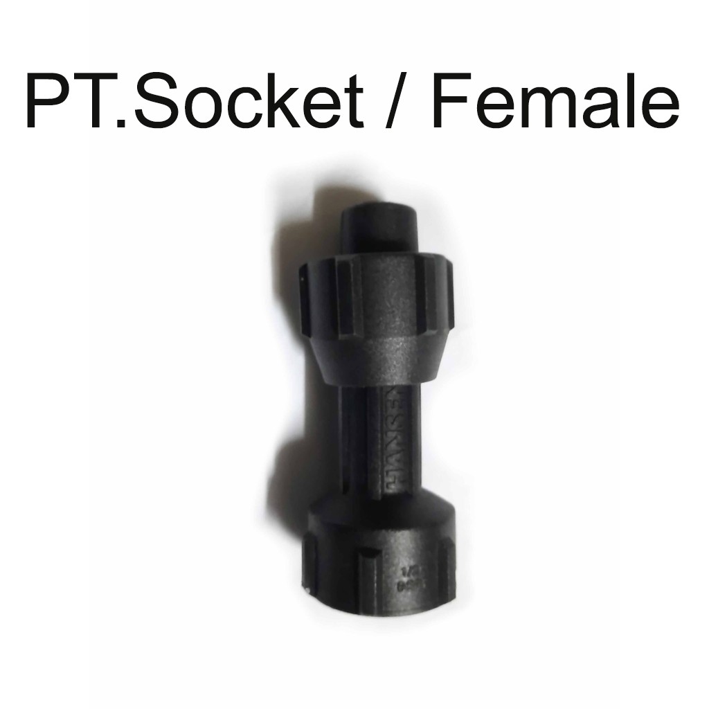 [ 1 UNIT ] Hansen Fitting PT socket elbow tee / V socket female socket ...
