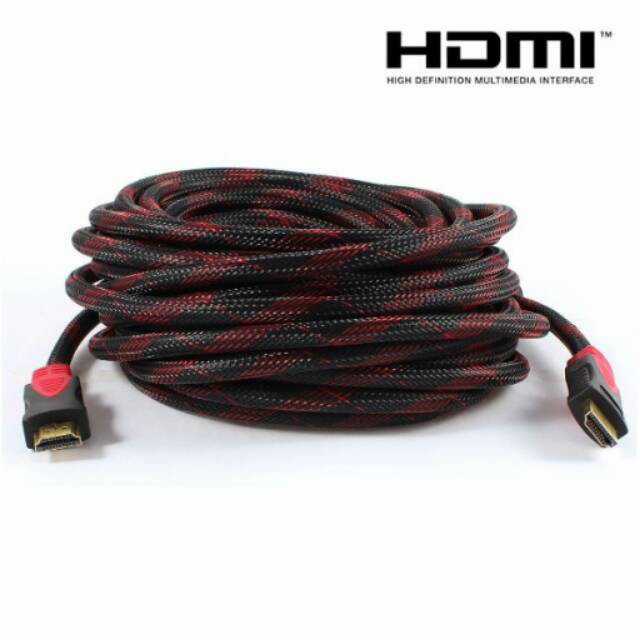 10 meter Gold plate mesh Hdmi cable | Shopee Malaysia