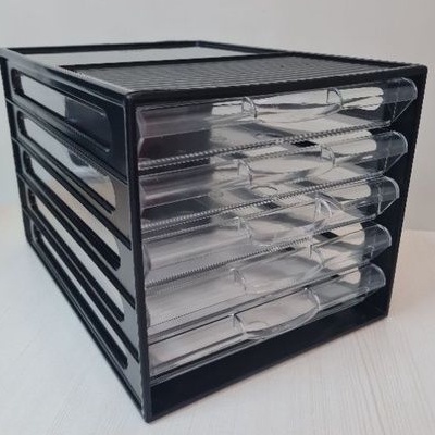 FELTON 5 Tiers Document Drawer / A4 Paper Drawer / Plastic Office ...