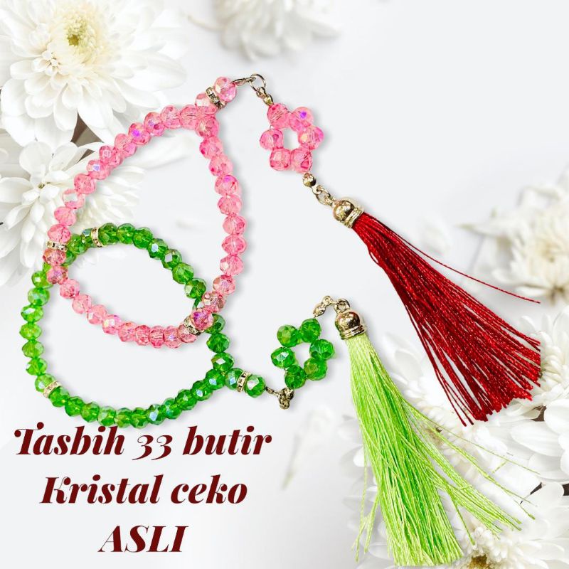 Luxurious 33 crystal prayer beads, Hajj souvenirs, Umrah souvenirs ...