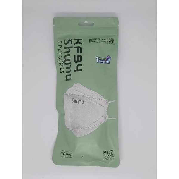 KF94 ADULT Face Mask EAR Loop 5 LAYER kn94 Anti-Virus Covid / Topeng ...