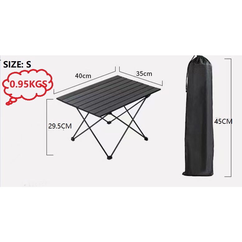 Meja camping Meja lipat Foldable Camping table Outdoor table portable ...