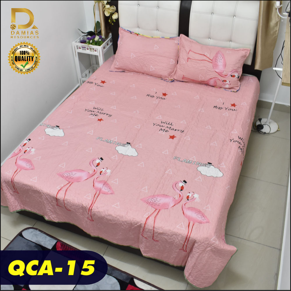 Alas Tilam Hamparan Patchwork Queen Size Set 3 in 1 Akasia Cadar ...