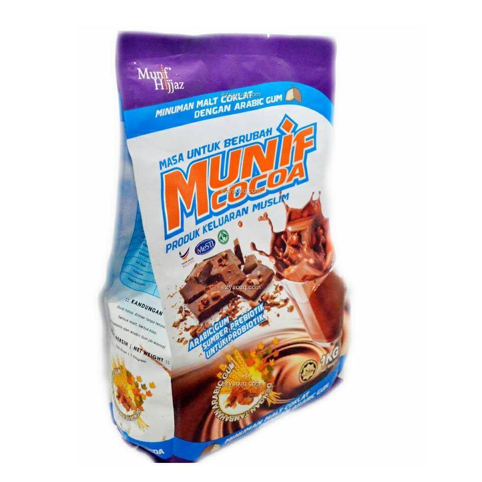 MUNIF COCOA - MINUMAN MALT COKLAT DENGAN ARABIC GUM 1KG | Shopee Malaysia