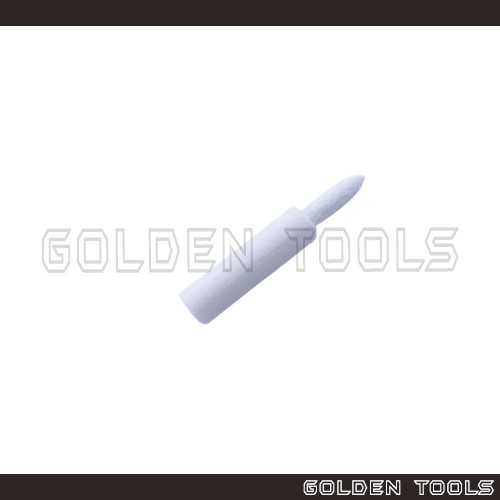 5 Pcs 3.5mm x 20mm Fine Point Tip White Fibrous Nylon Felt Plating Pen ...
