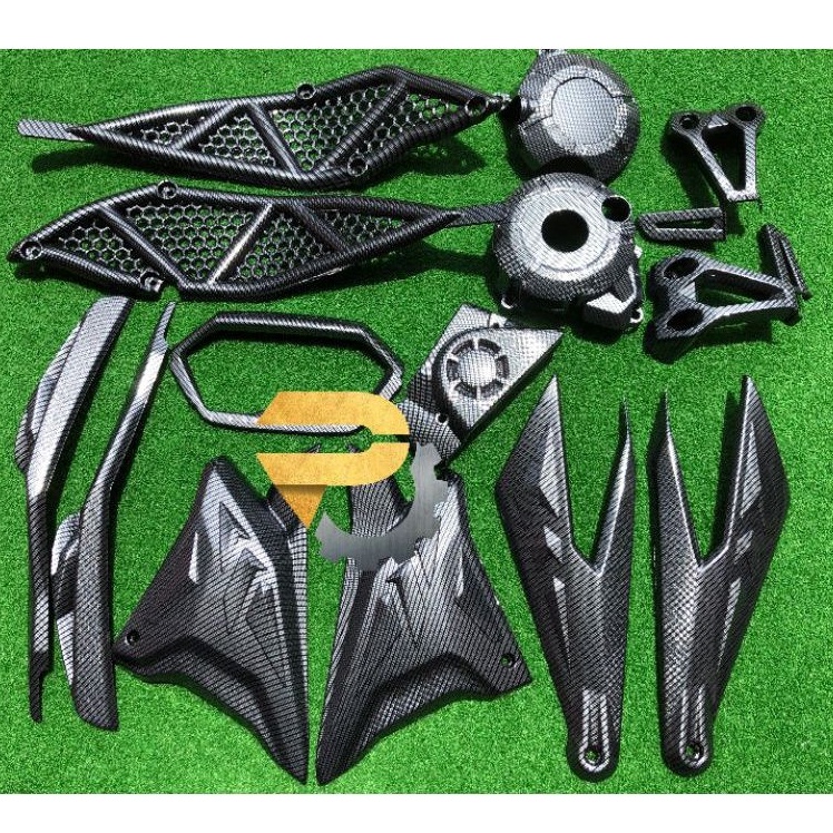 HONDA RSX150 SETPACKAGES CARBON 8 in 1 ENGINE COVER RSX ENGINE SIDE ...