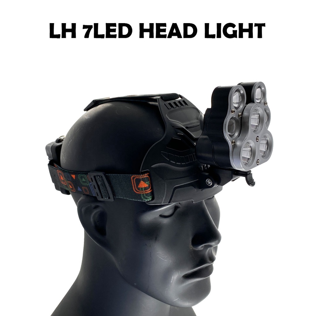 LH Head Lamp 7LED (Batteries Included) | Shopee Malaysia
