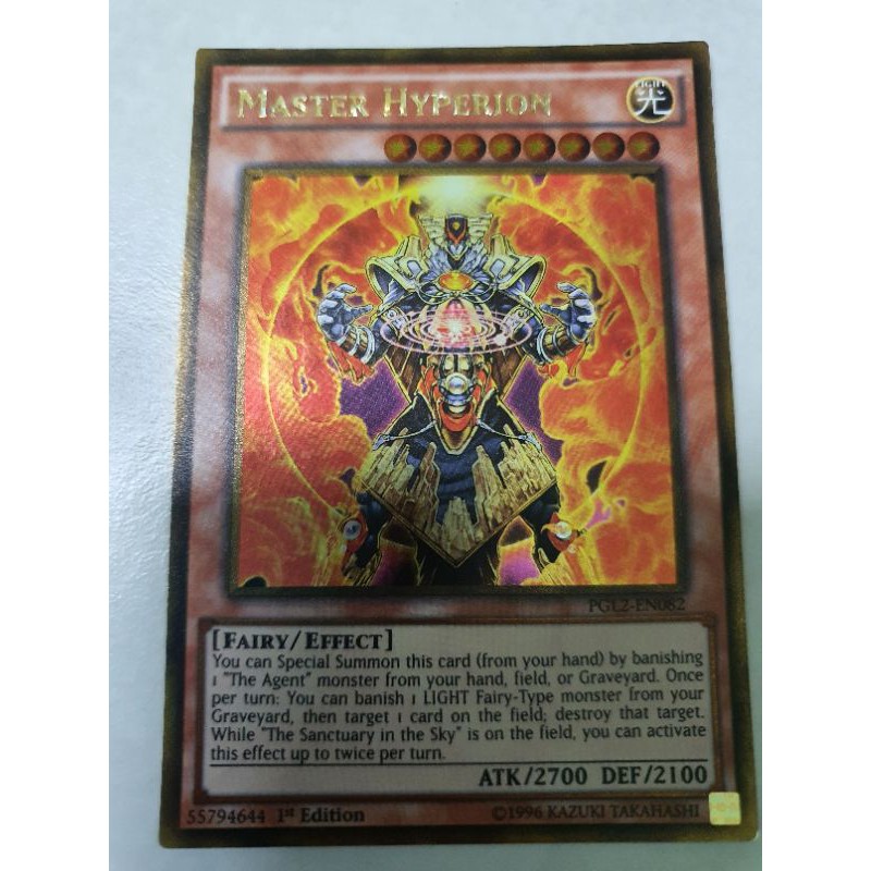 [Card Yugioh] Master Hyperion Gold rare (PGL2-EN082) | Shopee Malaysia