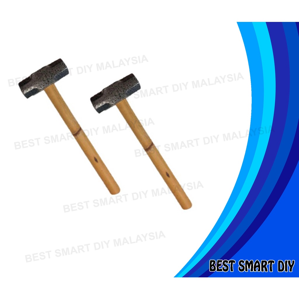 SLEDGE HAMMER WITH ROTAN HANDLE (20" SHORT handle) | Shopee Malaysia