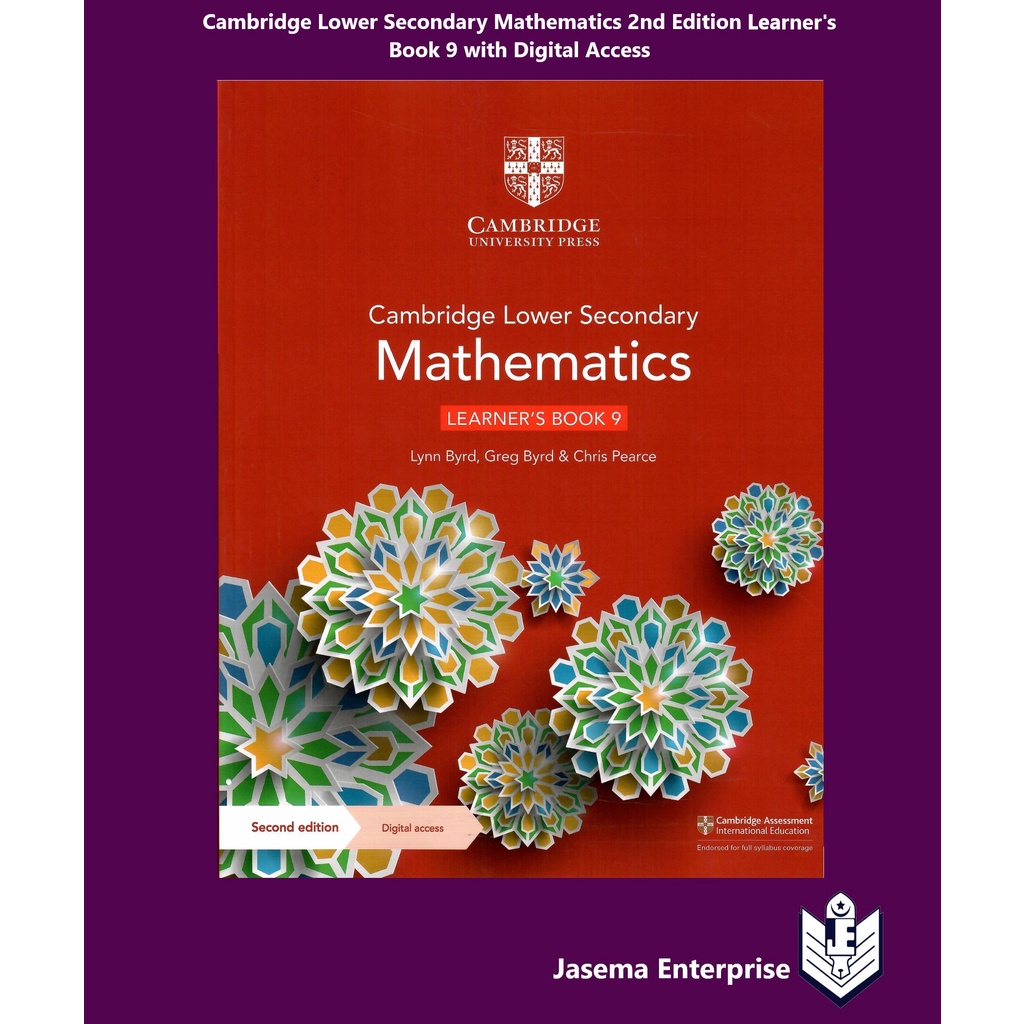 Cambridge Lower Secondary Mathematics 2nd Edition Learner's Book 9 with Digital Access | Shopee ...
