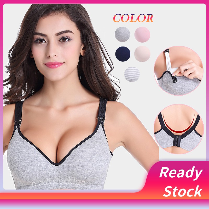 🎈Clearance Sale🎈Angel Mommy Nursing Bra Cotton Maternity Breastfeeding Underwear Push up 8068 ...
