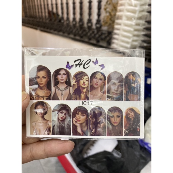Hidden Russian water stickers Pieceg for gel and powder with diverse ...