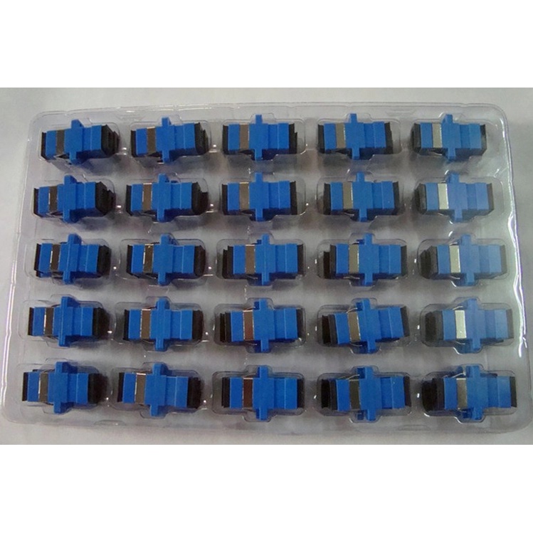 Fiber Optic SC to SC Adapter SIMPLEX ADAPTOR SC JOIN ADAPTOR | Shopee ...