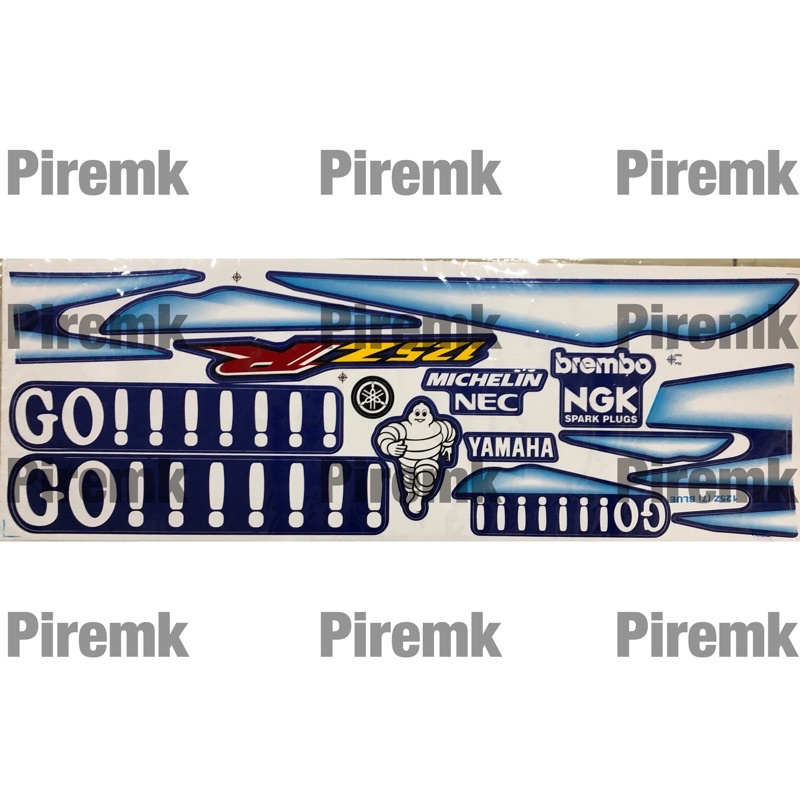 F1333Y Moritaka 125zr stripe GOGo !!!!!! / 125zr sticker GO ...