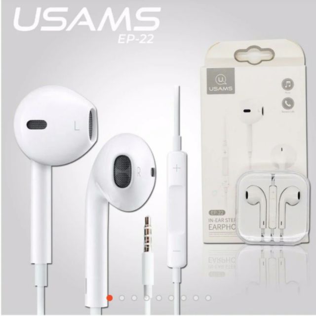 USAMS EP-22 In-ear 360° Stereo Surround Sound Earphone With Microphone ...