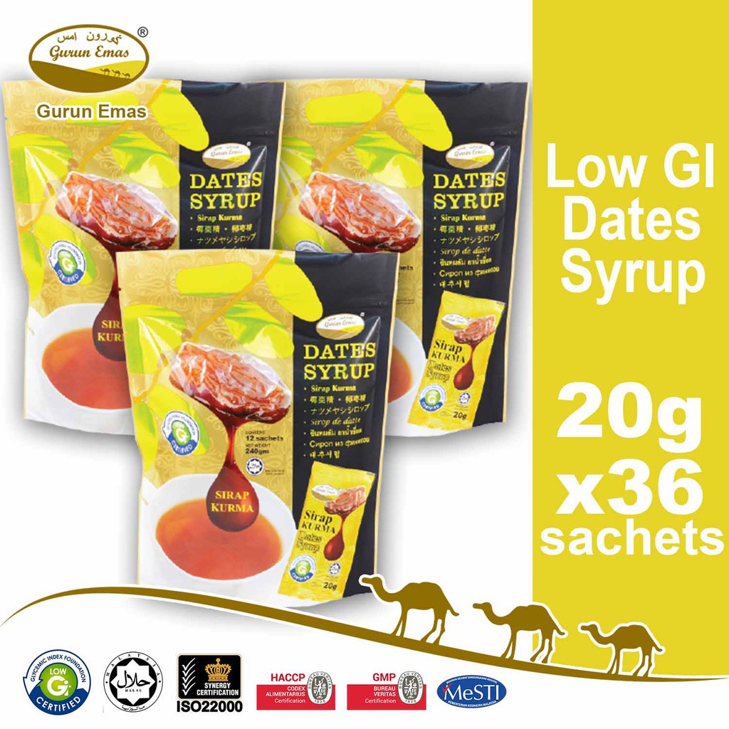 [READY STOCK!] Healthy Date Fruit Syrup (Low Gi) Gurun Emas Sirap Kurma ...