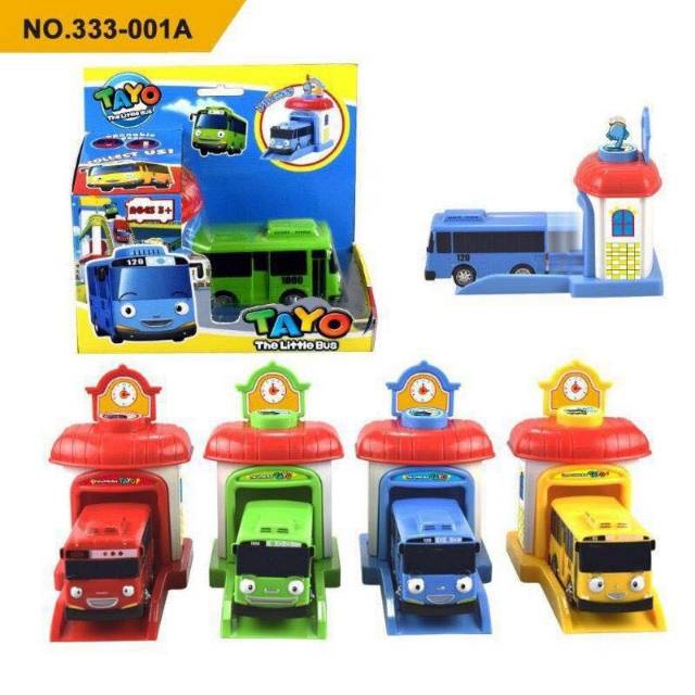 Tayo Garage Bus Pull Back and Go / Tayo 333-001 / Tayo 2001 (Unit ...