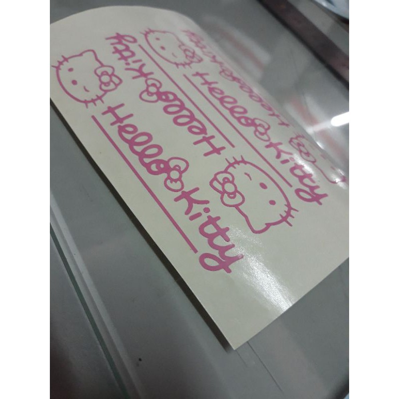 Door Car Handle sticker hello kitty 4 Pcs-Set / knob car sticker hello ...