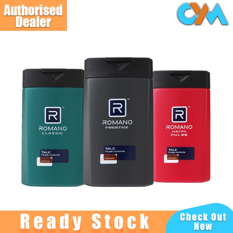 ROMANO TALC - Classic / Prestige / Metro Pulse / Urbane Attitude - 150g ...