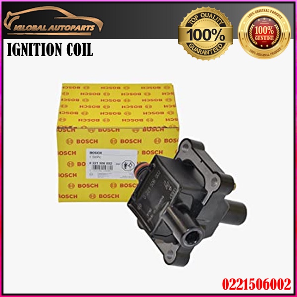 Bosch 0221506002 Ignition Coil - Mercedes-Benz C E S CLK SL SLK Class ...