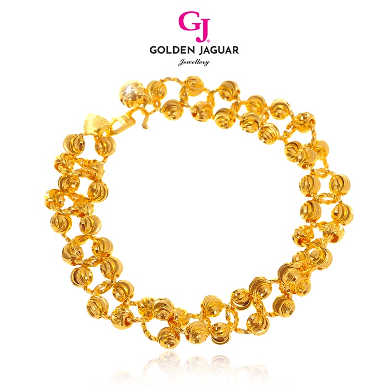 GJ Jewellery Emas Bangkok Emas Korea 24k Gold Plated Bracelet Gelang ...