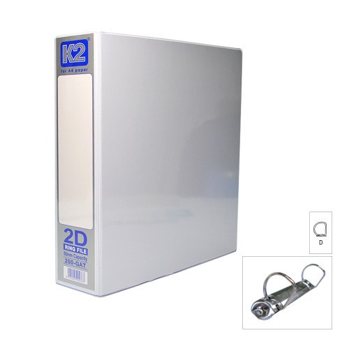 50mm 2D Ring File K2 (White) | Shopee Malaysia