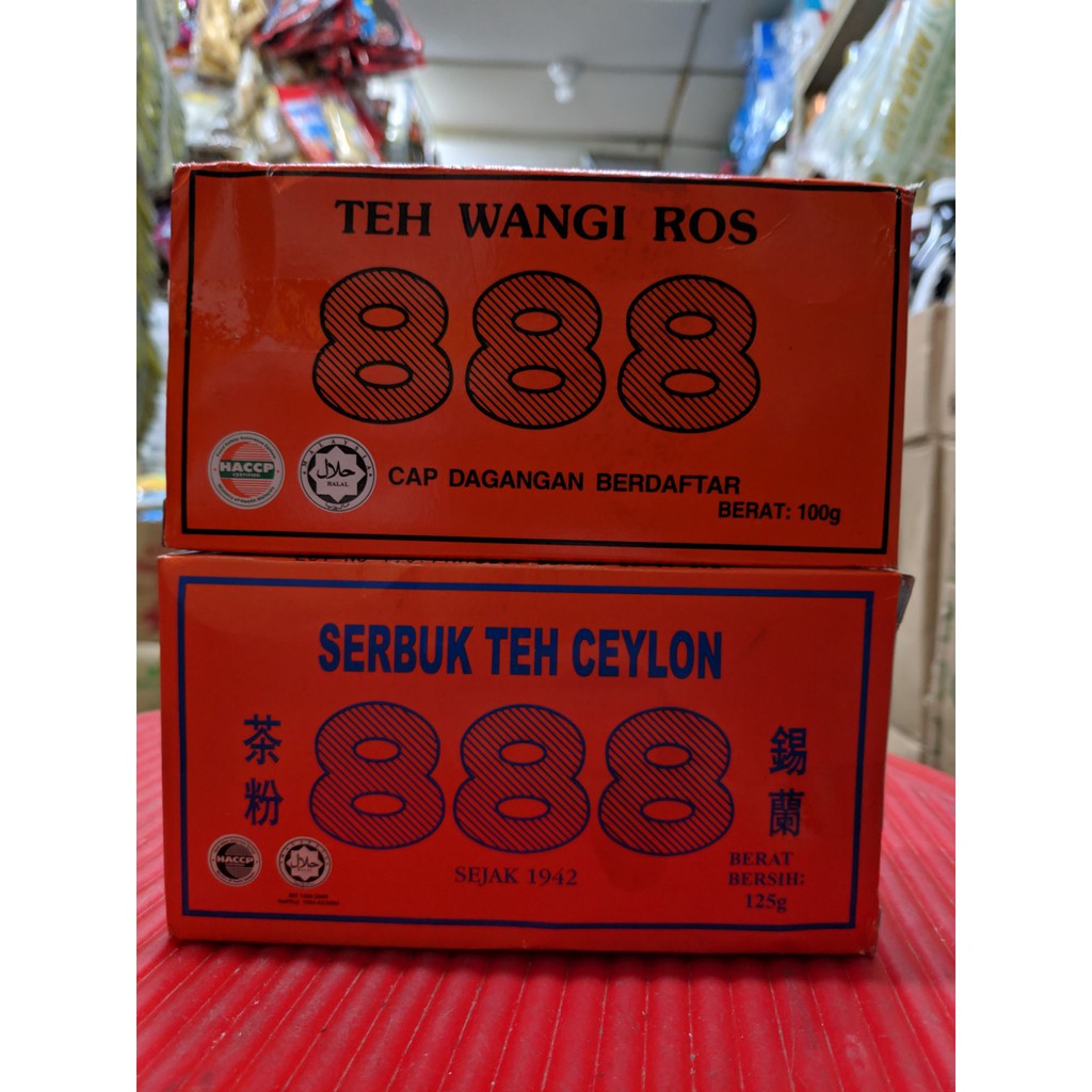 888 Tea 100/125g (Rose/Ceylon) | Shopee Malaysia