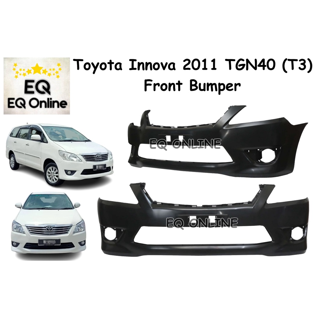 Toyota Innova 2011 TGN40 (3rd Model) Front Bumper PP Plastic Malaysia ...