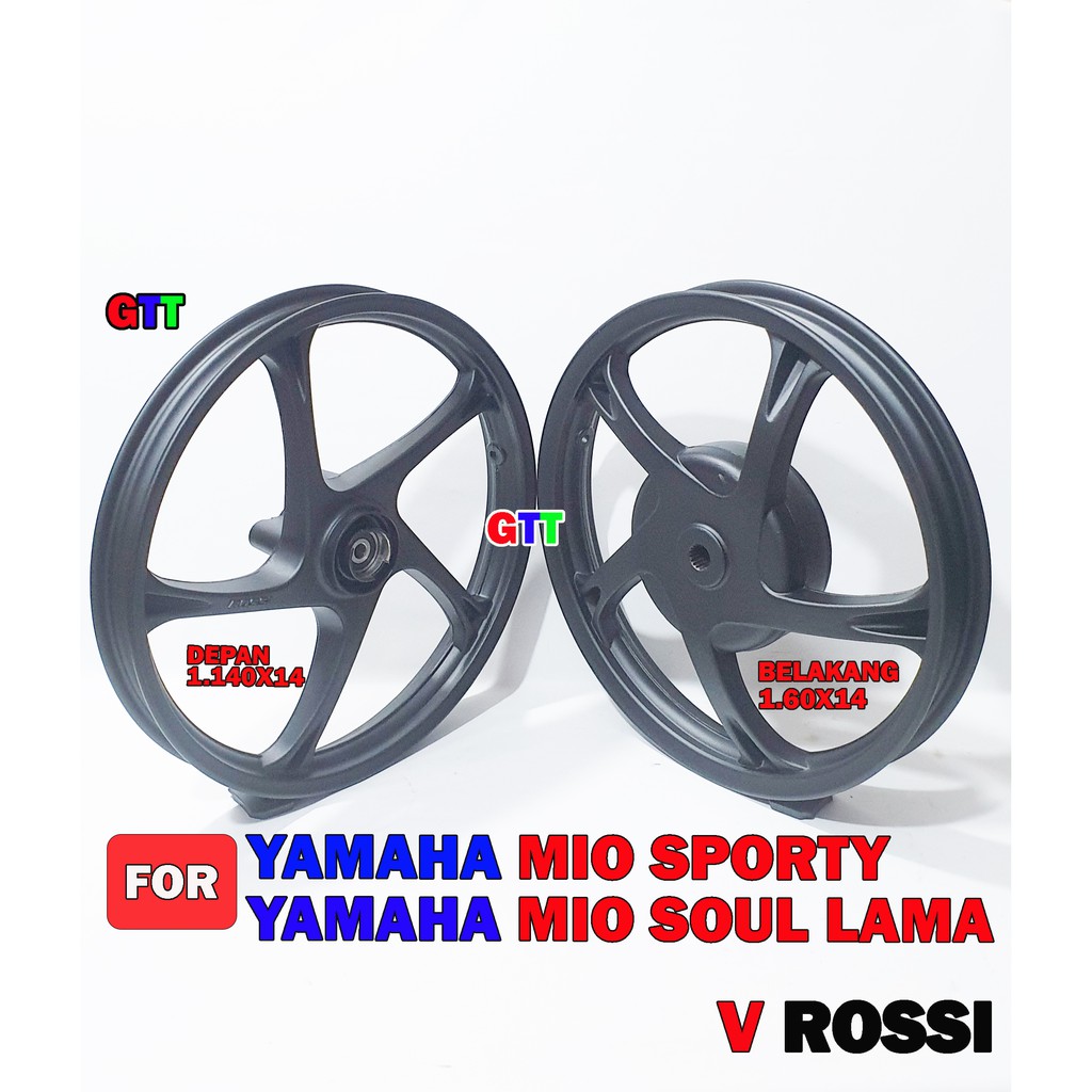 Rossi MIO SPORTY RACING Rims And MIO SOUL Old RING 14. | Shopee Malaysia