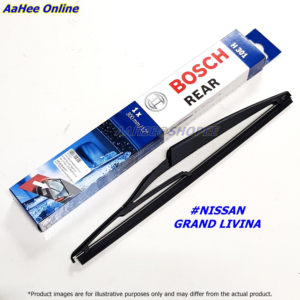 Bosch Rear Wiper Blade for Proton X70 Nissan Grand Livina XTRAIL T32 ...