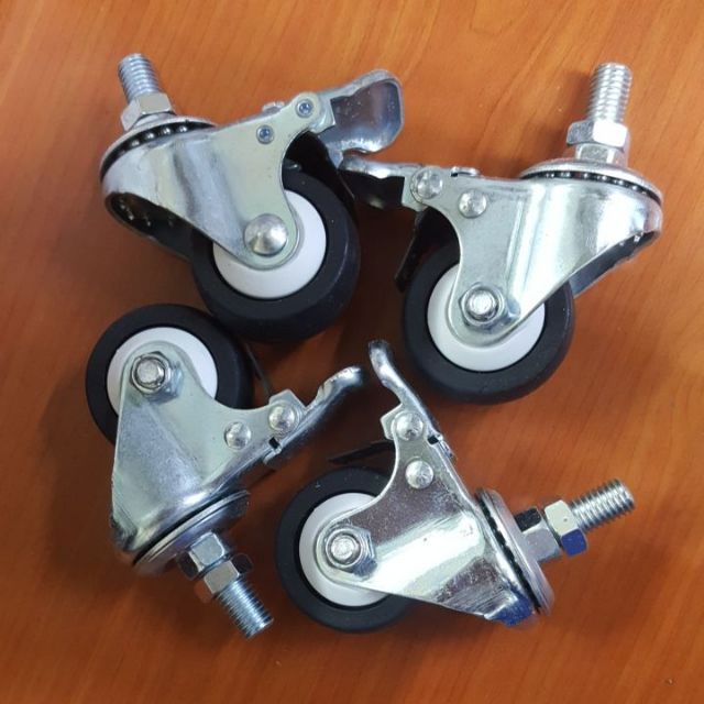 4 Pcs/Set Roda Kaki Mesin Jahit Industri / Sewing Machine Stand Roller ...