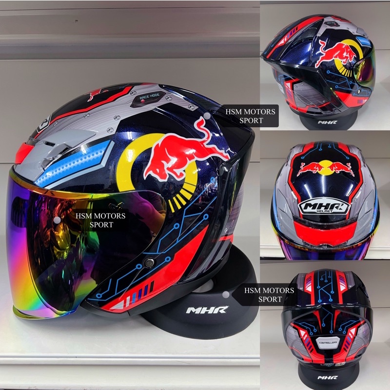 MHR BEATZ2022#PETRONAS#RED BULL DESIGN OPENFACE#HELMET | Shopee Malaysia