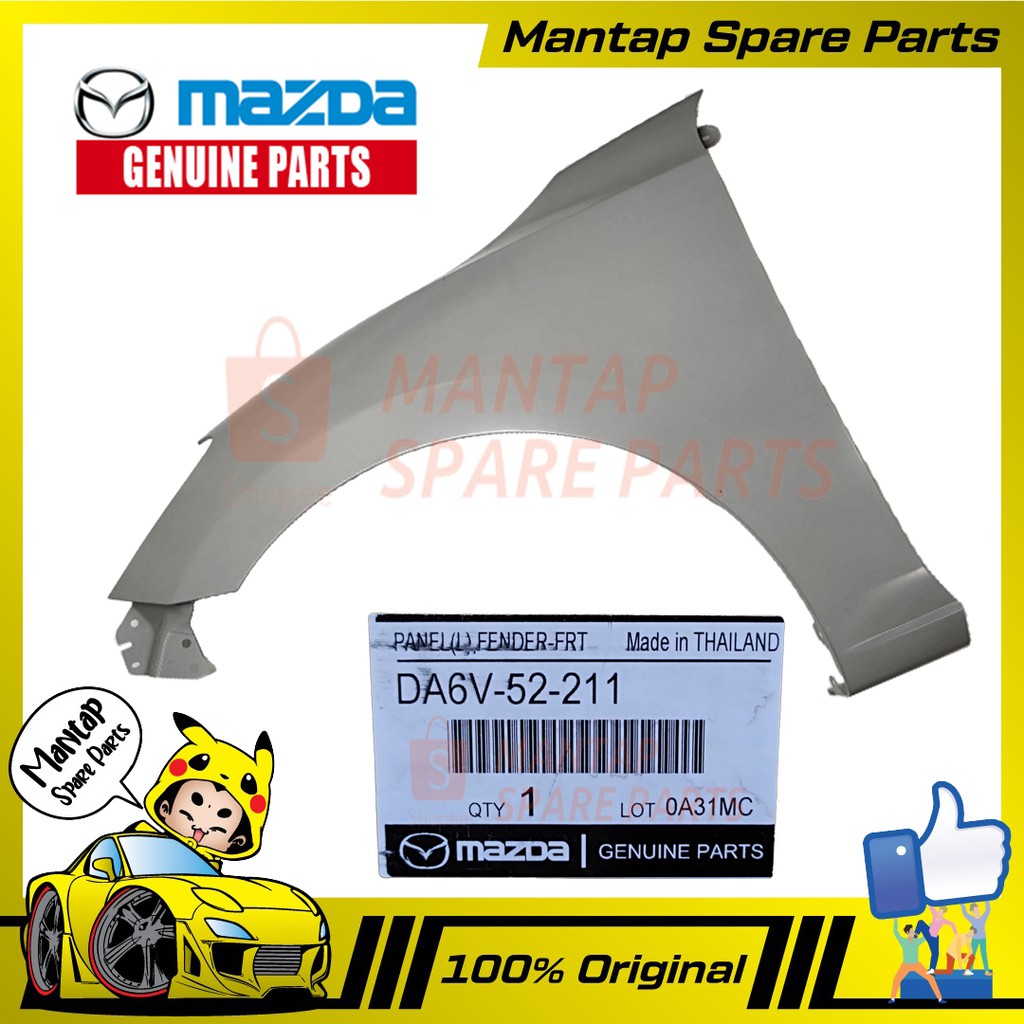 MAZDA GENUINE PARTS FRONT LEFT RIGHT PANEL FENDER BODYKIT MAZDA 2 ...